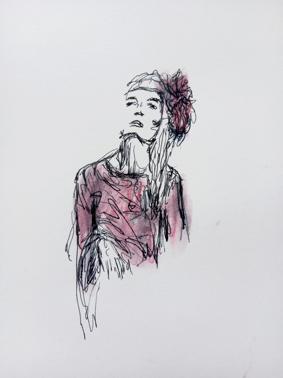 Festival faces x 1 – Jane Lang Art